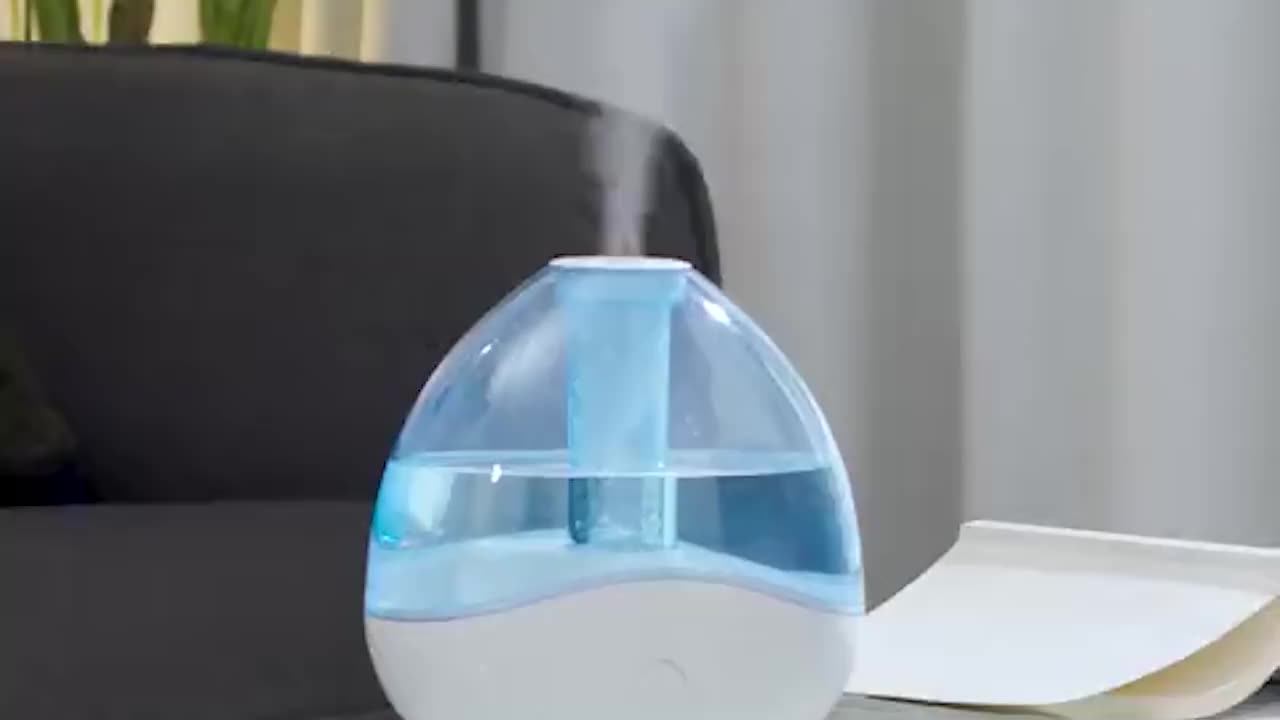 H2o 1.5l 2024 Large Transparent Water Tank Misting Humidifier Auto Off ...