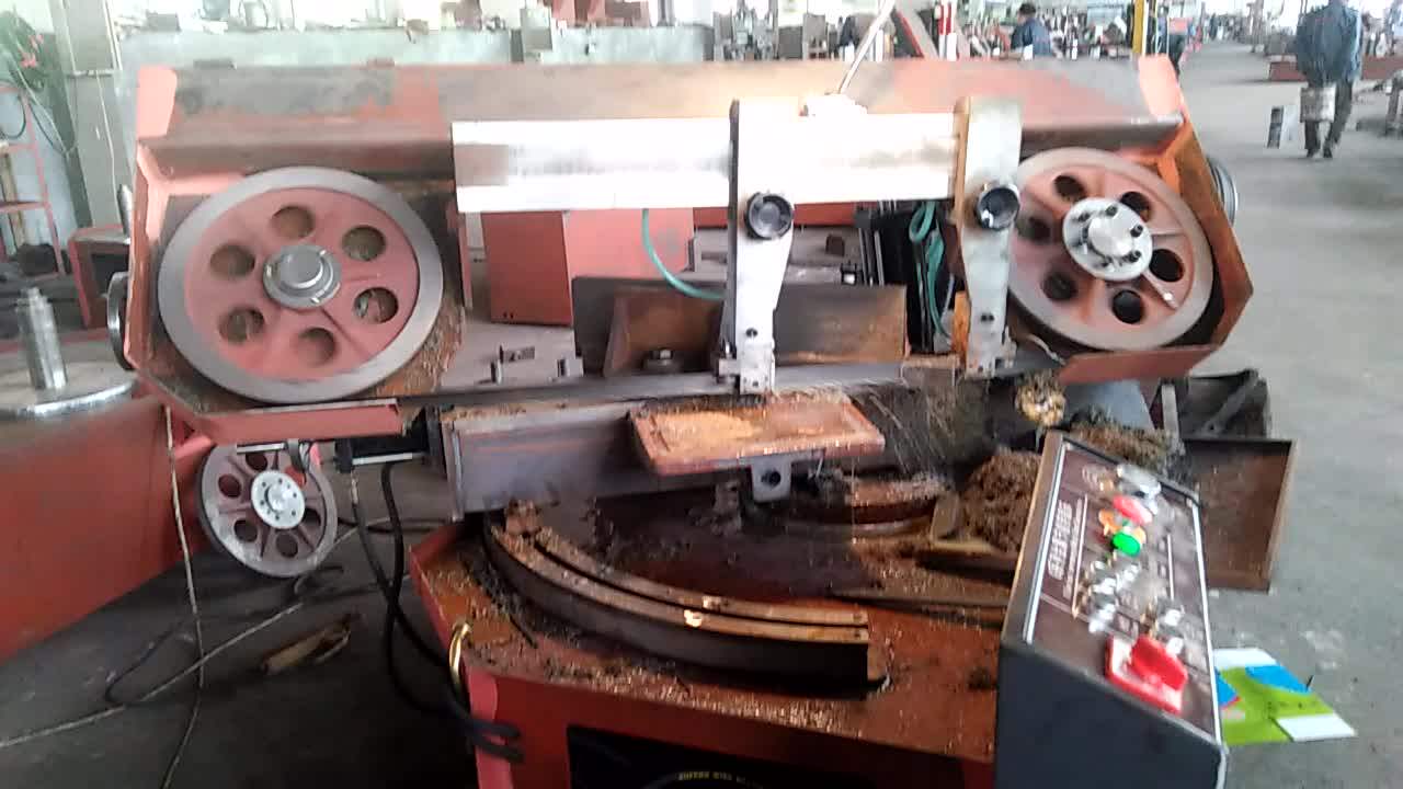 Miter Cutting Band Saw Machine Square Pipe Angle Sawing Bandsaw Gw4028 ...