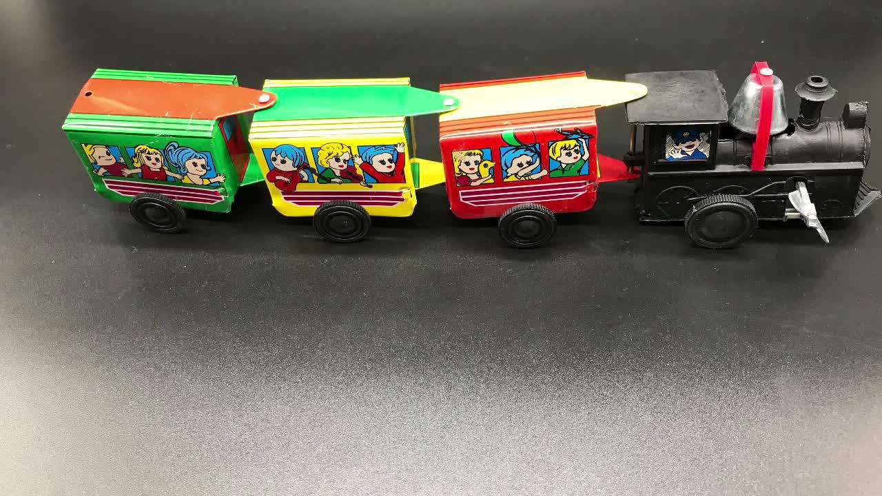 Vintage Tin Toys Clockwork Toy Mini Antique Tin Toys Train For ...