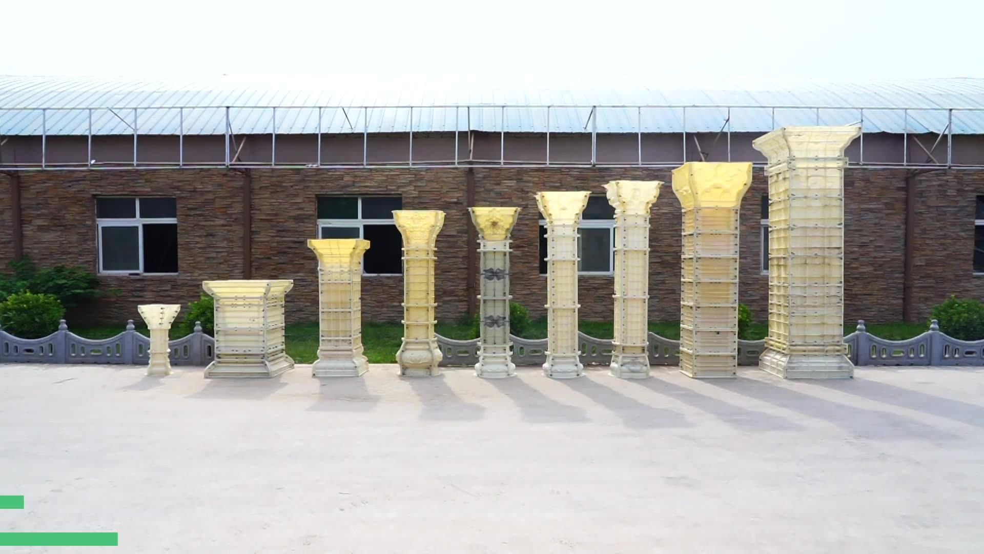 Square Shape Elephant Capital Pattern Column Pillar Mould For Precast ...