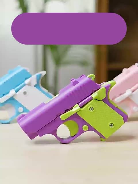 Hot Sale 3d Printed 1911 Mini Fidget Gun Plastic Fidget Sensory Toys ...