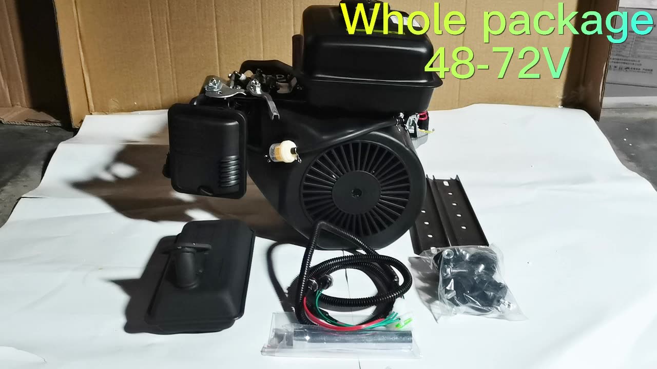 Gasoline Diesel Electric Tricycle Charging Generator Dc Generator 48v 60v 72v Type Range ...