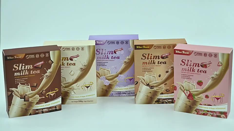 Slim Milk Tea Original Taste Milk Tea Can Reduce Belly Fat Burning ...