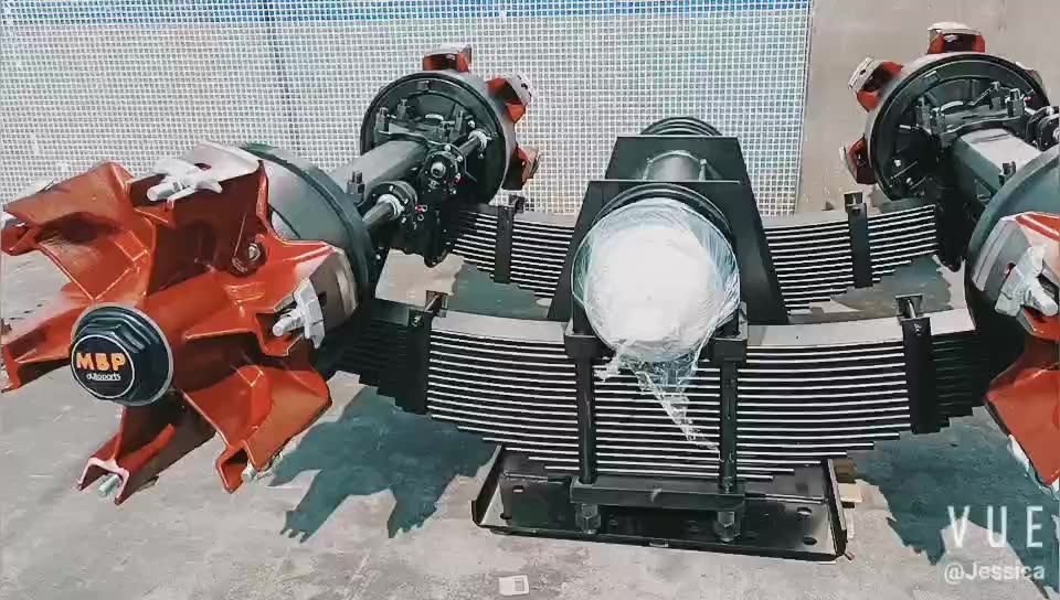 2*16t L1 Brand Spoke Wheel Tandem Spider Aotong Hj Bpw Type Super 35t ...