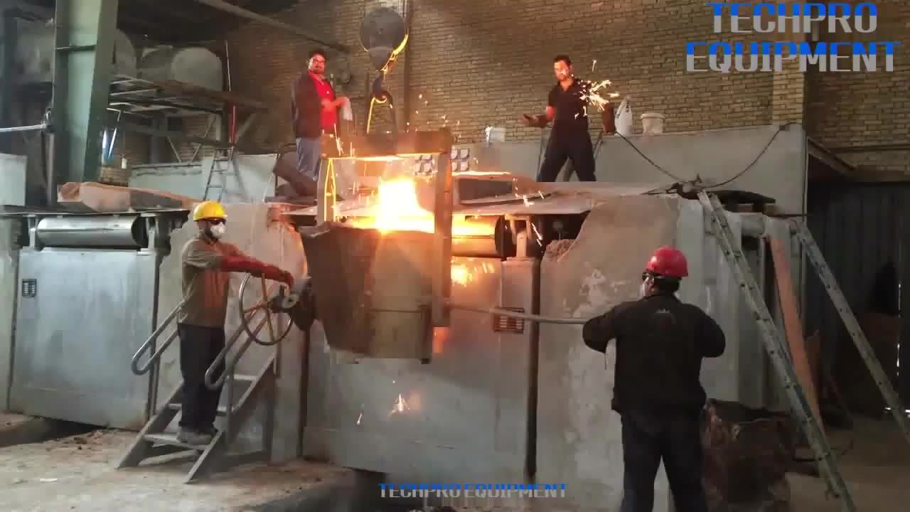 50kg 100kg 500kg Induction Furnaces Melting Scrap Iron Casting Steel Smelting Industrial ...