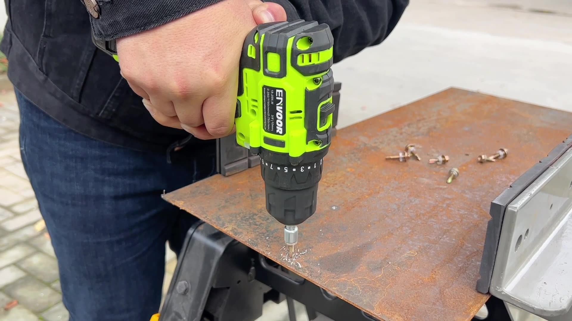 21v Lithium Battery Brushless Power Drills Power Tools Combo Set ...