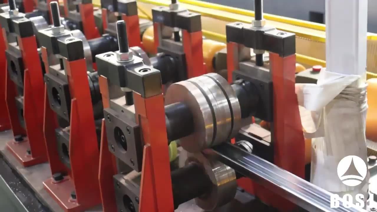 Hydraulic Cutting Steel Profile Channel Shape Metal C Purlin Roll ...