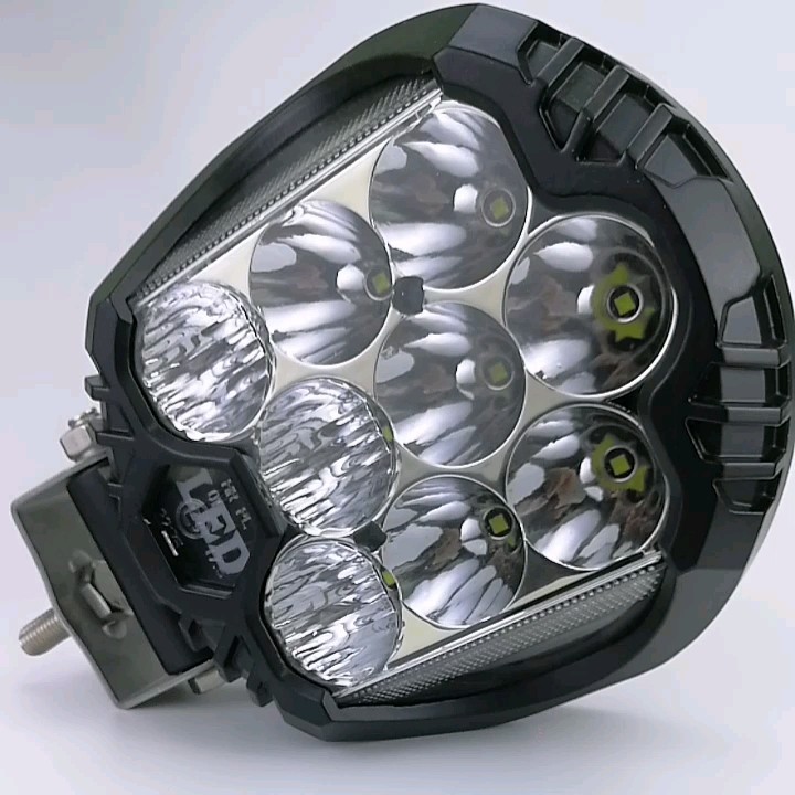 7 Inch Round 90w Led Work Light Bar 6500k Ip67 Spot Driving With Drl ...
