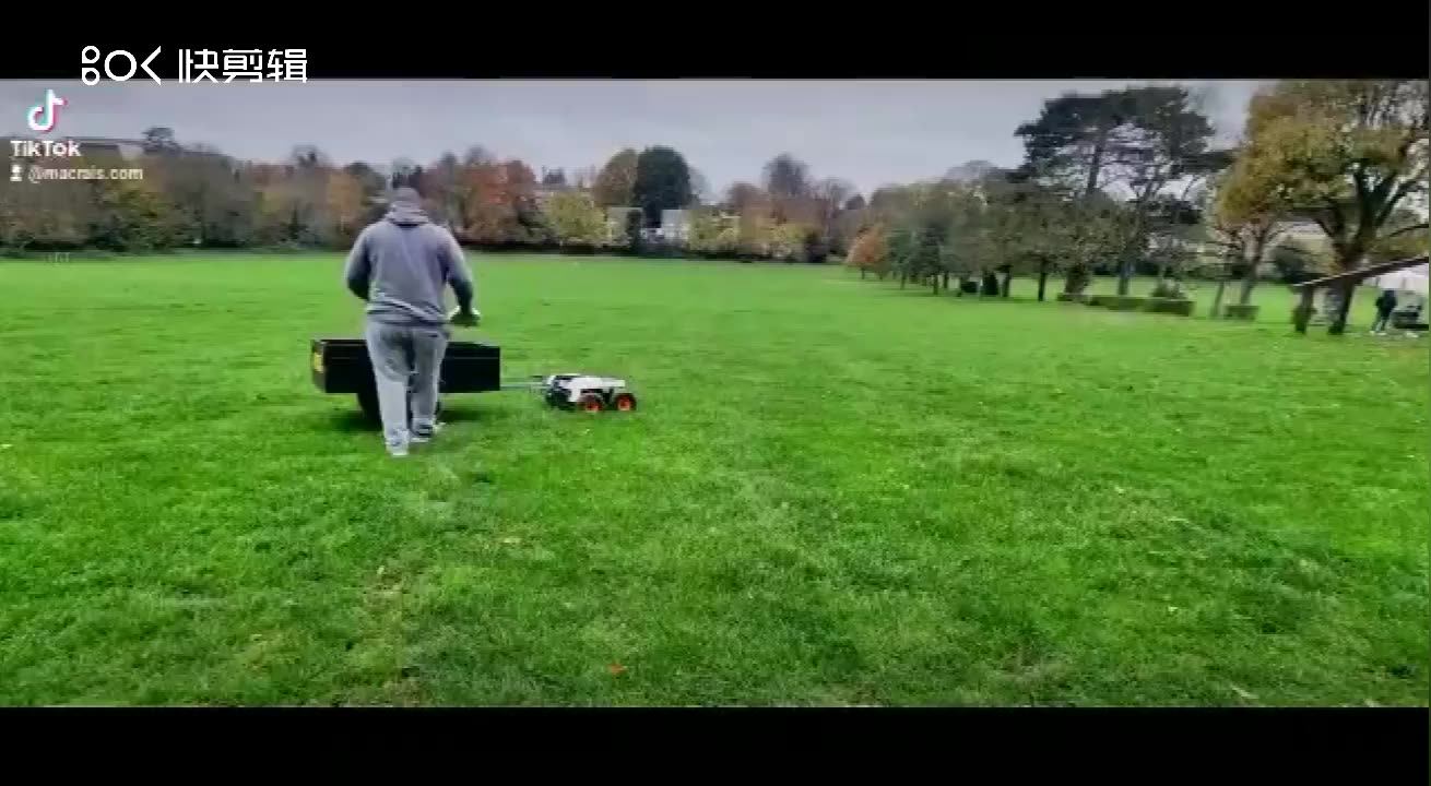 Mini 4wd Electric Lawn Mower Robot With Remote Control For Home Use ...