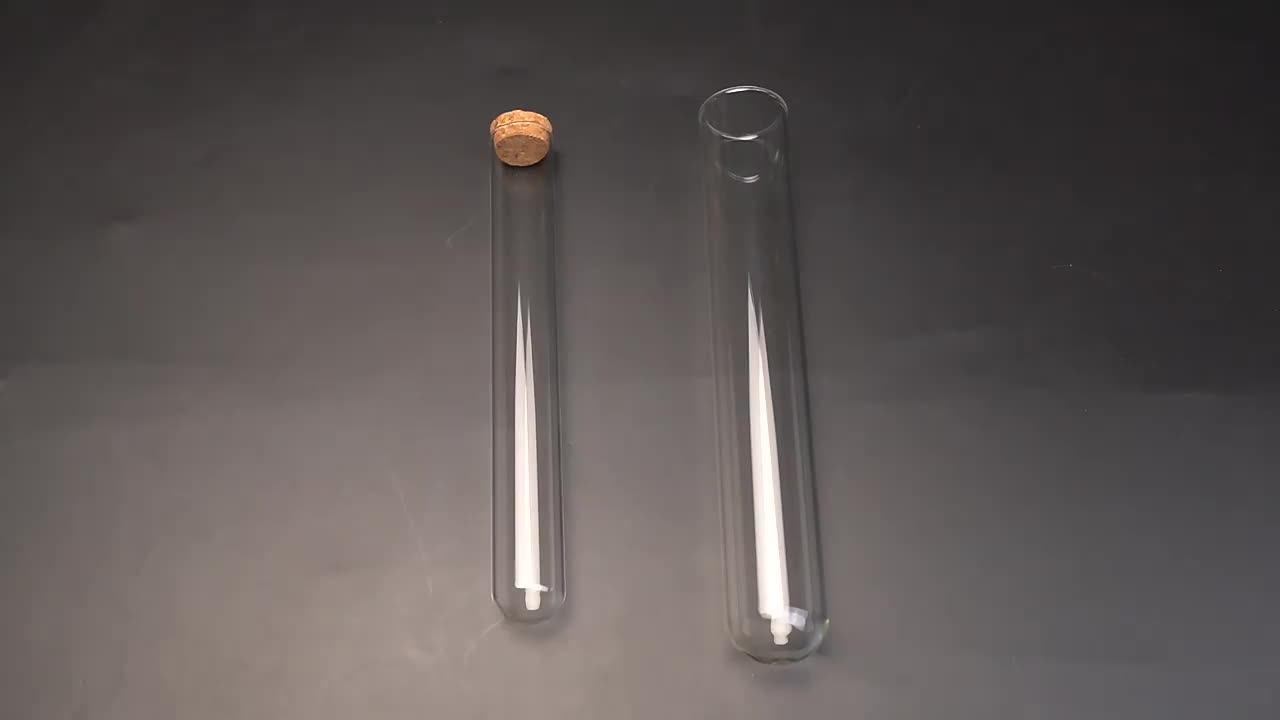 Wholesale Medical Grade Flat Bottom Clear Glass Test Tube With Cork For ...