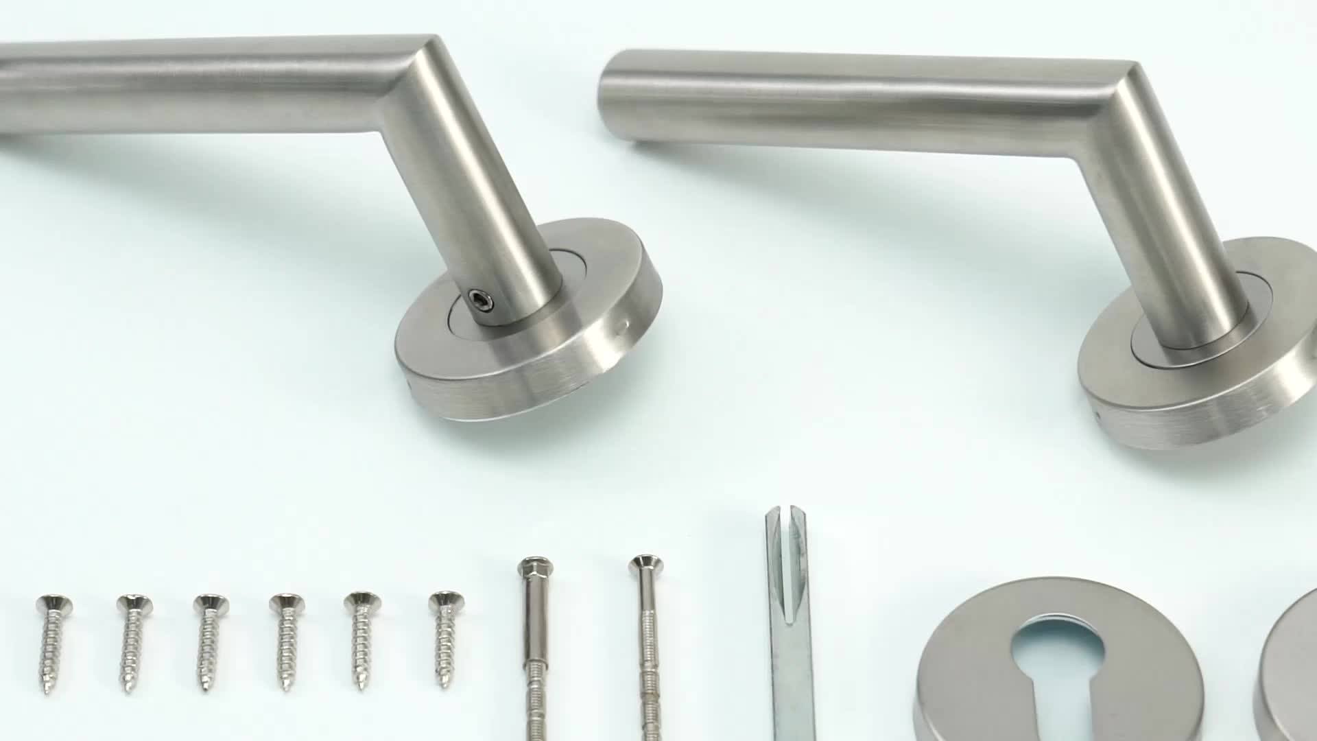 Latest Model Design Stainless Steel Double Sided Lever Door Lever ...