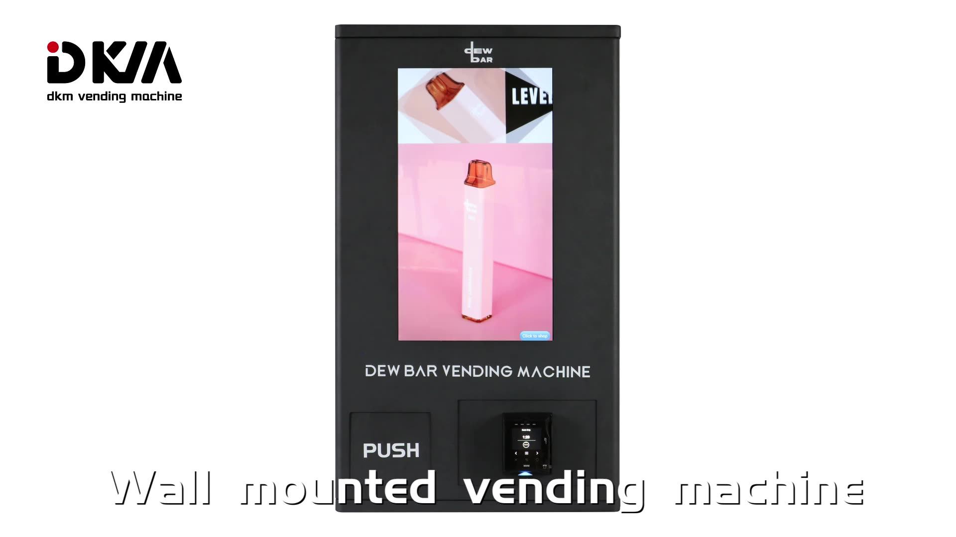 Dkmvending Small Wall Vending Machine Mini Credit Card Cigarettes Vendo ...