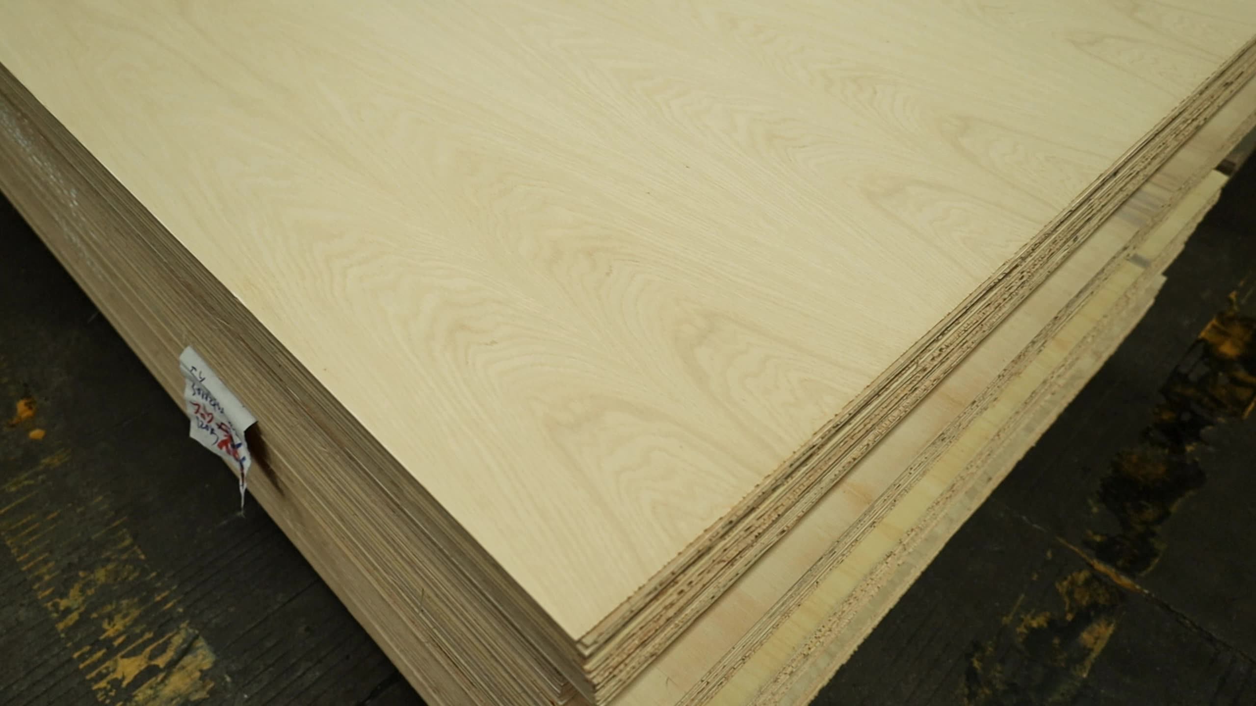 3.0/3.6mm Crown Cut 4x8 American Natural White Oak Veneer Wood Sheet ...