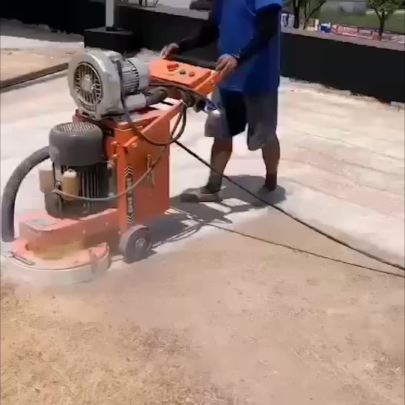 Epoxy Dust-free Concrete Pavement Polishing Machine Floor Grinding ...