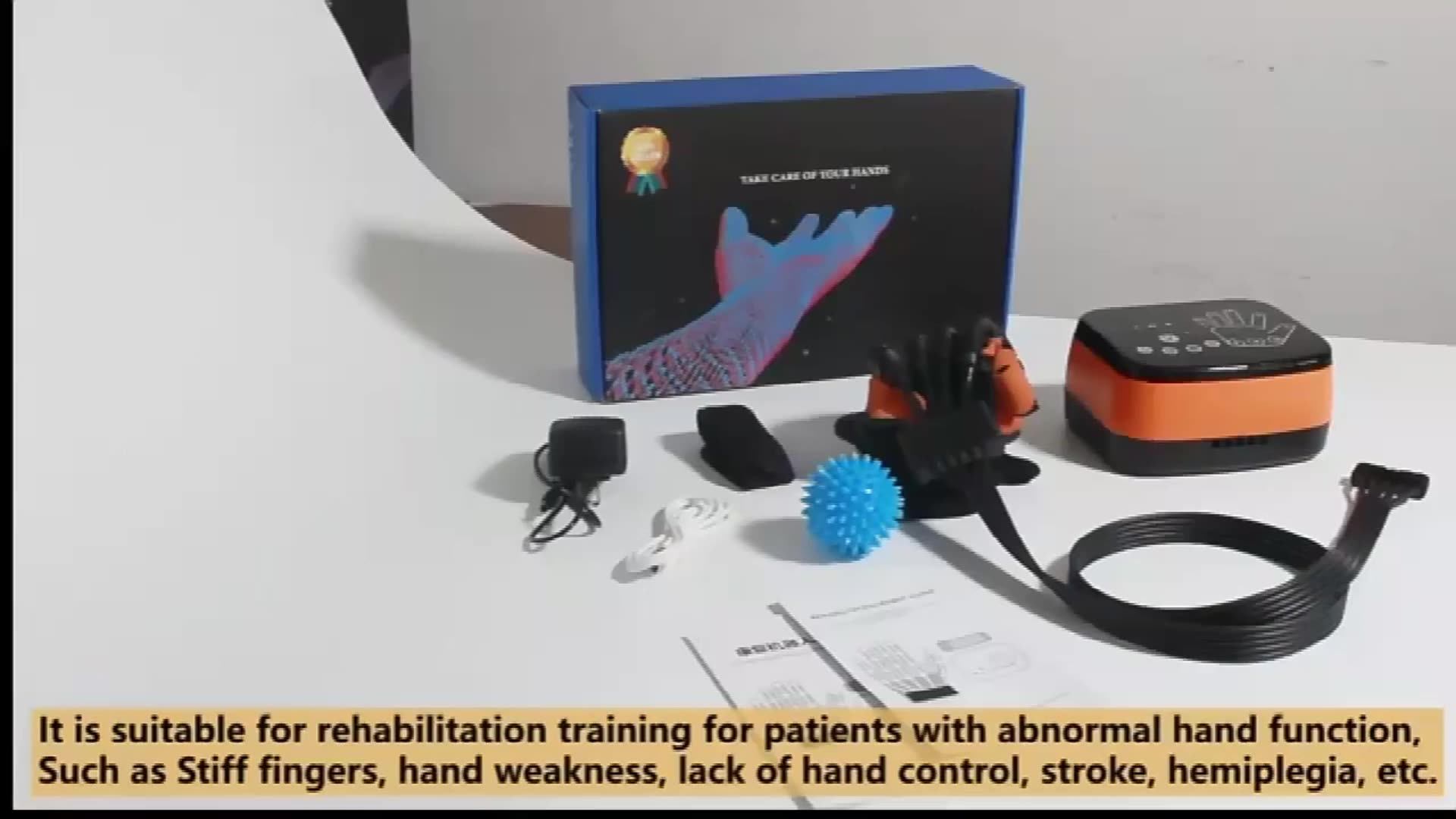 Dragon Handheld New Hand Function Finger Stroke Exercise Rehabilitation ...