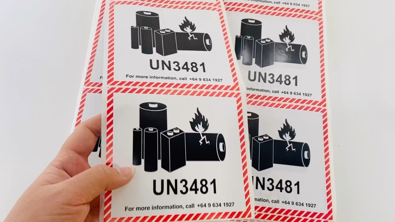 Un3090 Un3091 Un3480 Un3481 Lithium Ion Battery Warning Label Hot Sale ...