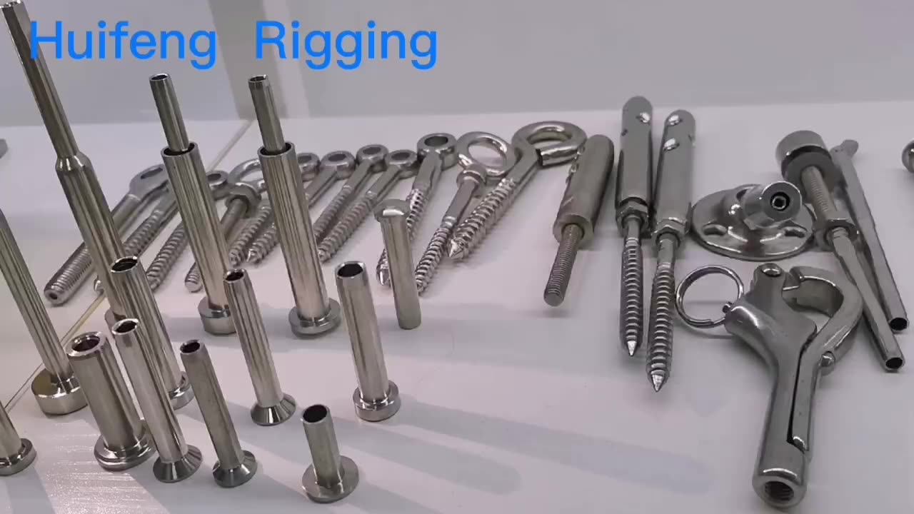 Ss316 Cable Railing Hardware Kit Swage With Open Sleeve Invisible Cable ...