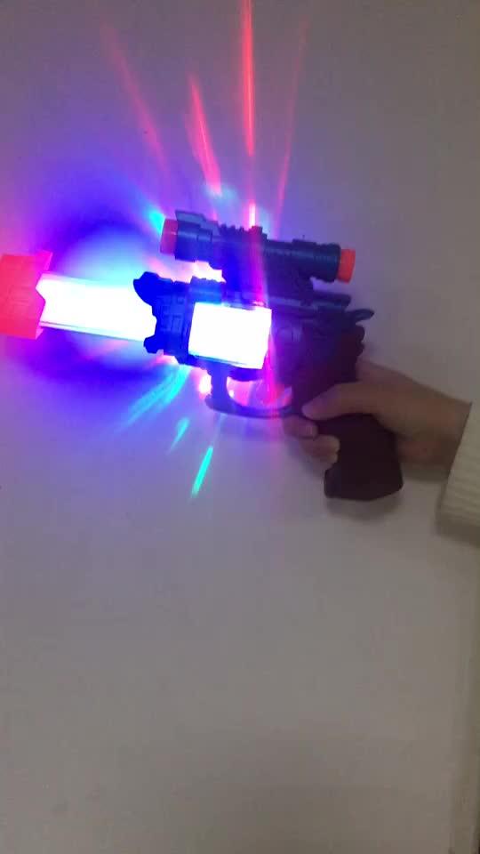 Light-up Spin Ball Gun Blaster W/ Sound And Light Effects Lazed Led ...