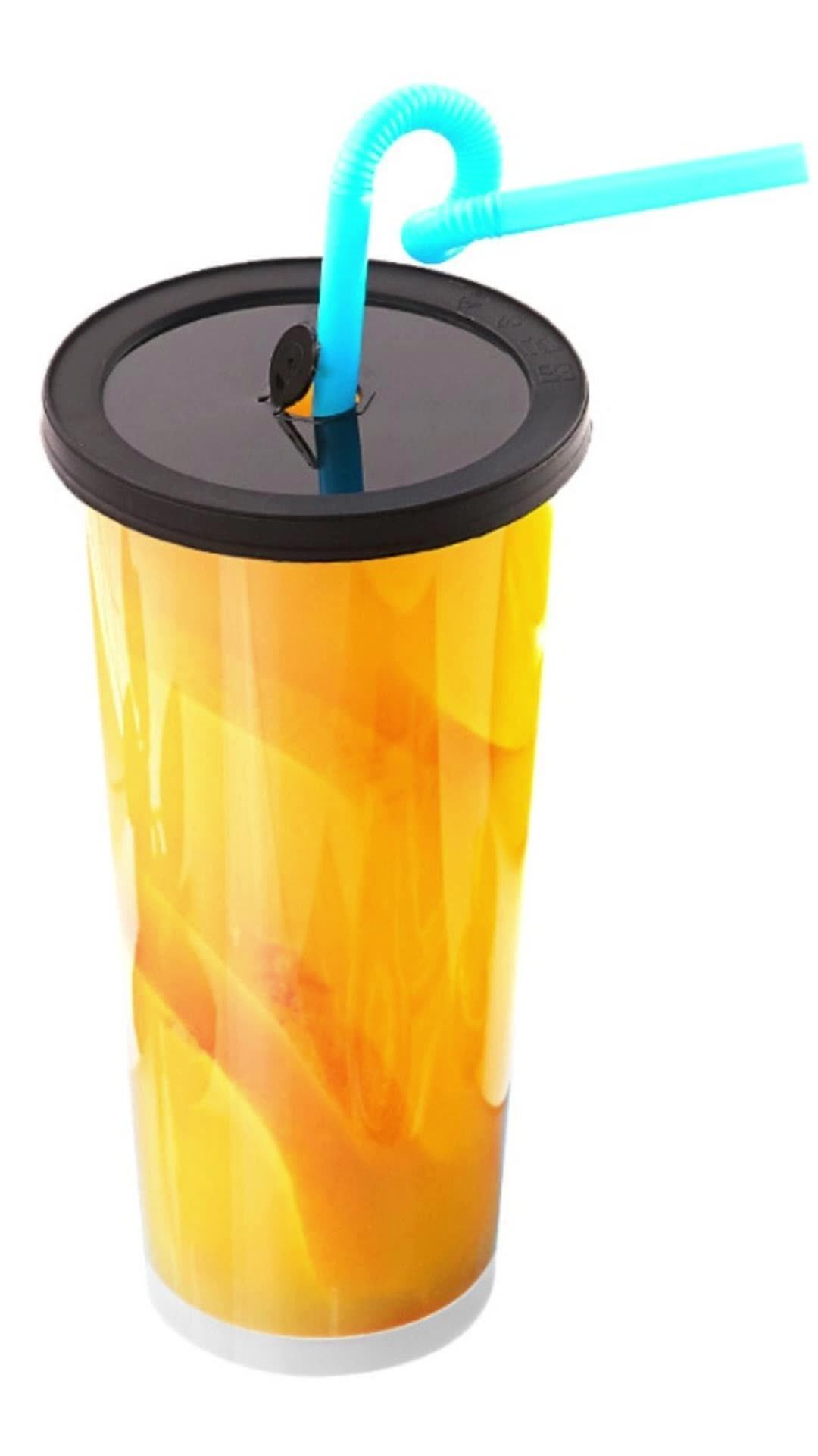 17 Oz Pearl Bubble Milk Tea Cups 90 Caliber 500ml Plastic Boba Bubble ...