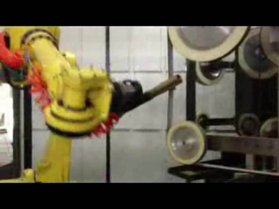 China Full Automatic Robot Polish System Polishing Machine With Robotic ...