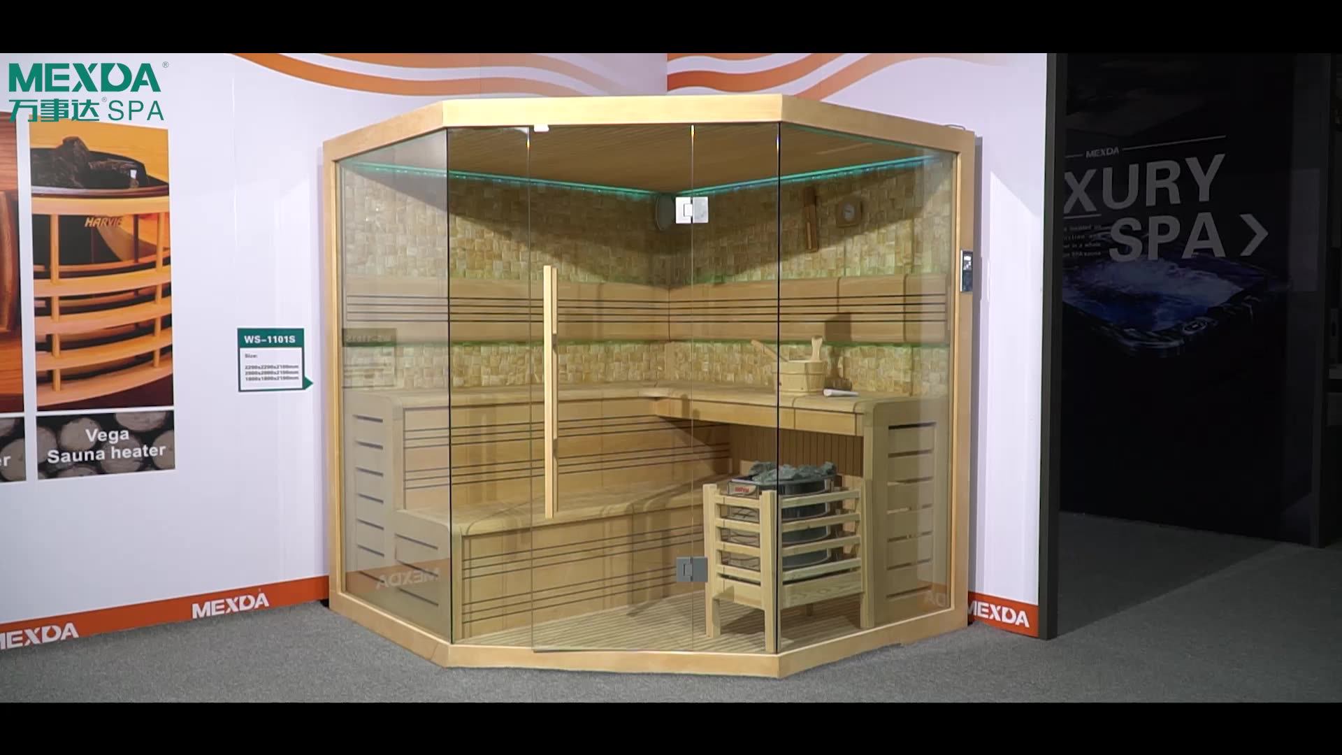 5 People Wooden Octagon Sauna Room With Ce/iso Fs-1101 - Buy Luxurious ...