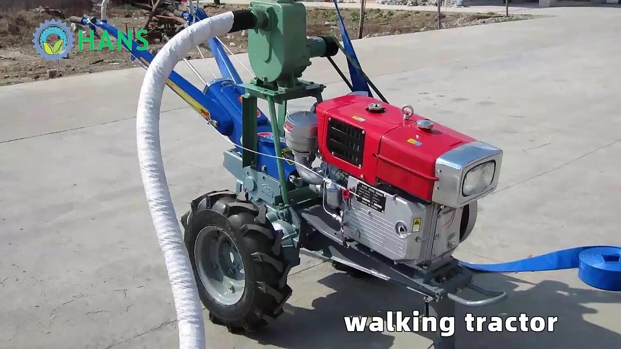 Two-wheel Walking Tractor Set Walk Behind Tractor Hay Baler - Buy ...