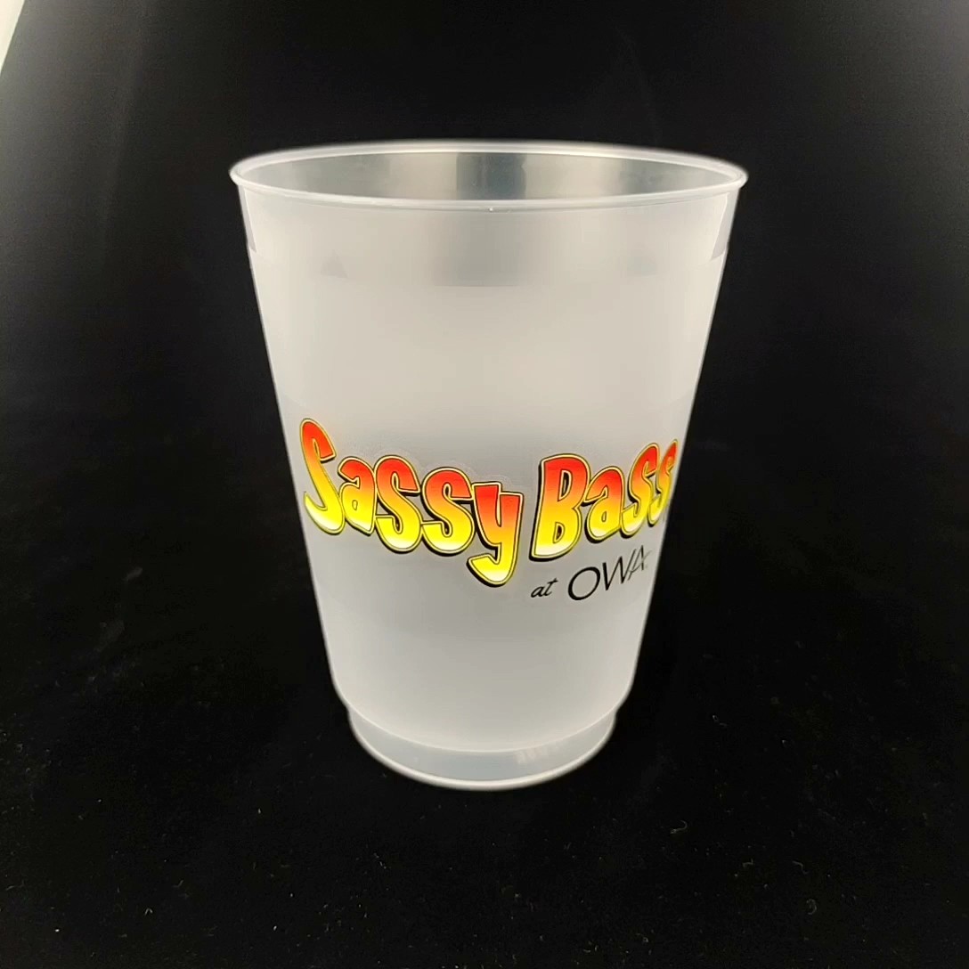 16oz Frosted Plastic Cups,25 Pack,Fun & Chic Unbreakable Reusable Frost ...