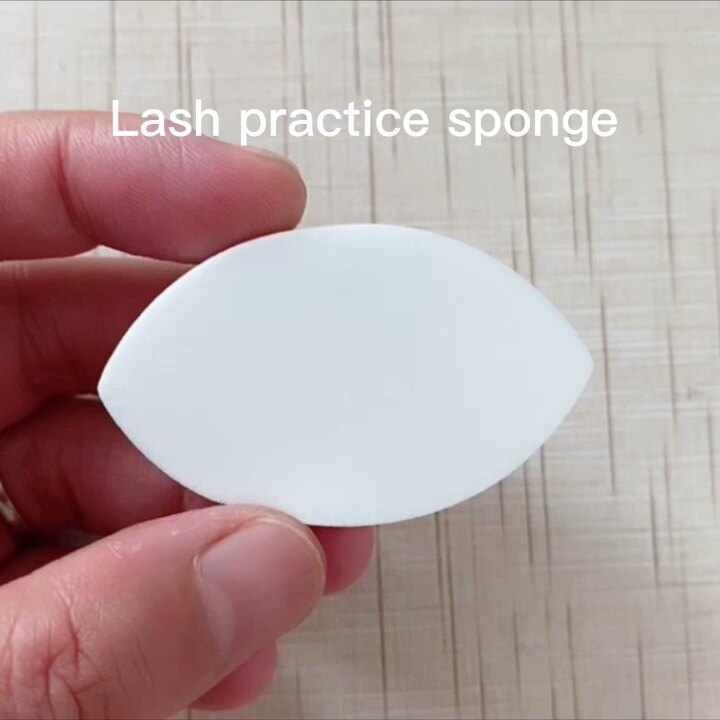 Factory Customized Eye Shape Eyelash Extension Sponge Lash Practice ...