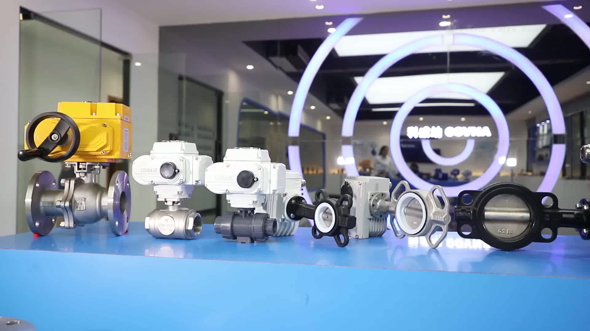 Covna Electric Actuated Valve Wireless Regulating Remote Control Water ...