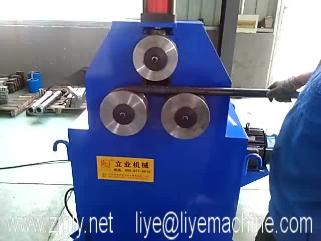 Gy60 Mechanical Hydraulic Tube 3 Roller Rolling Tube Bending Machine ...