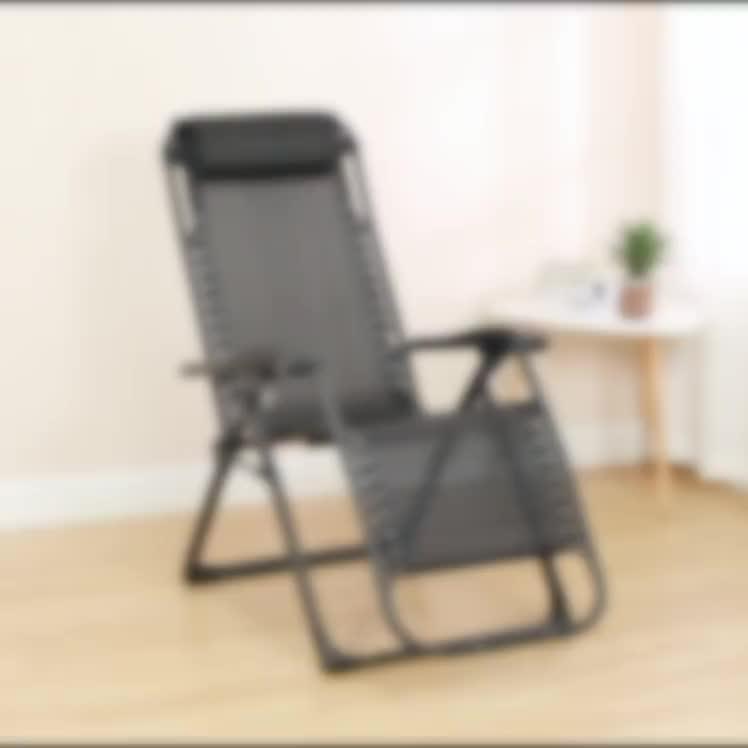 Portable Folding Metal Sleep Chair Comfortable Zero Gravity Folding ...