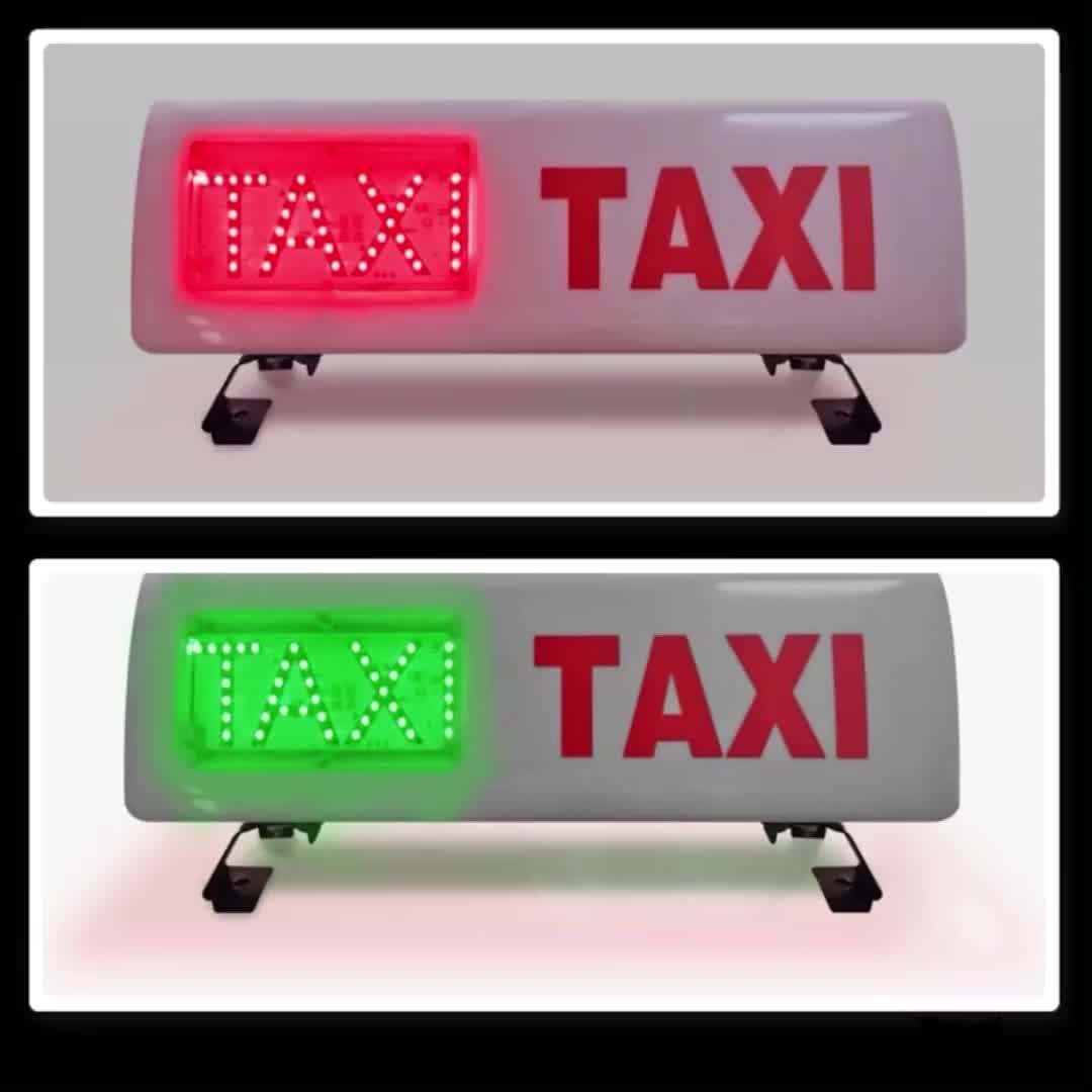 Taxi Roof Display Programmable Text/animation/weather/timer Taxi Roof ...