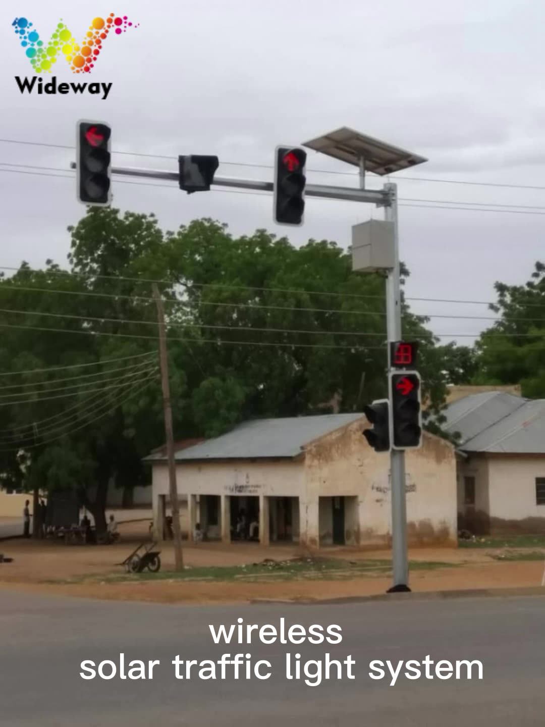 12v Signal Controller Zebra Crossing Smart Semaforo Solar Wireless Led ...