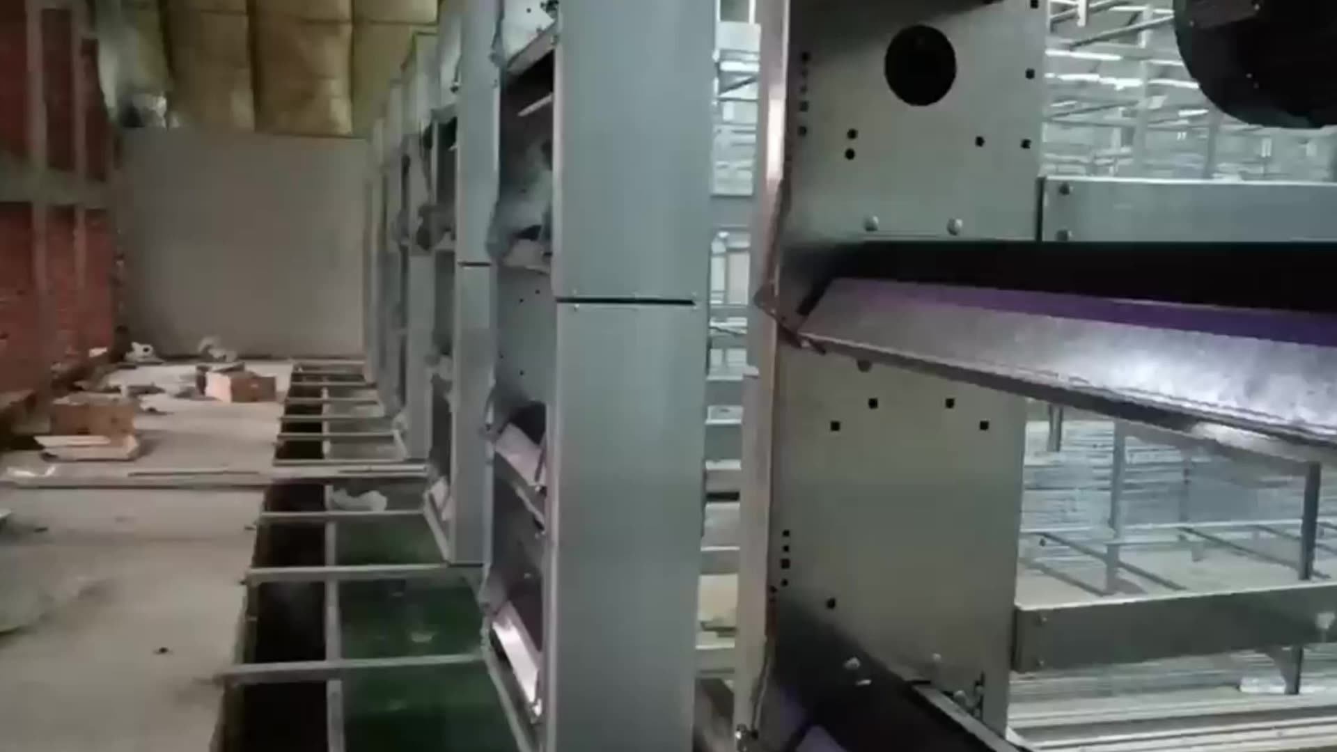 H Type Poultry Cage Remote Monitoring Chicken Rooster Battery Cages ...