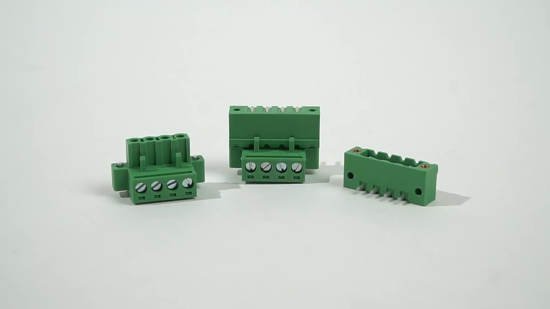 Kf2edg Pcb Screw Terminal Block Connector Plug Pin 2edg 5.08 5.08mm ...