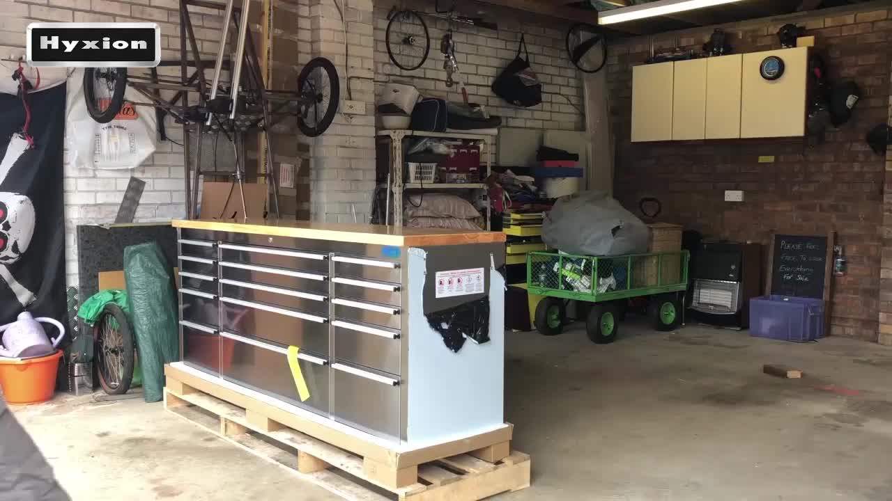 Htc7215w 72inch Rubber Wooden Rolling Mechanic Tool Box Set - Buy ...