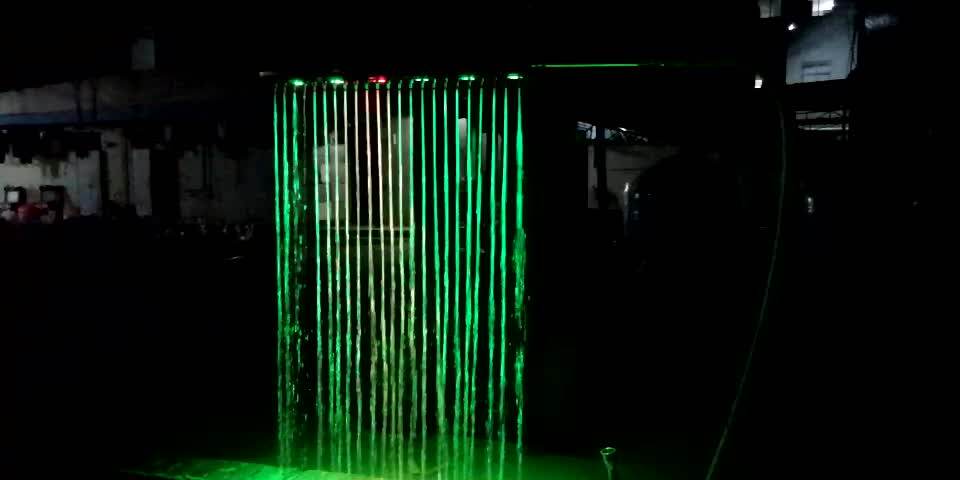 Water Feature Outdoor Decorative Water Waterfall Wall Rain Curtain ...