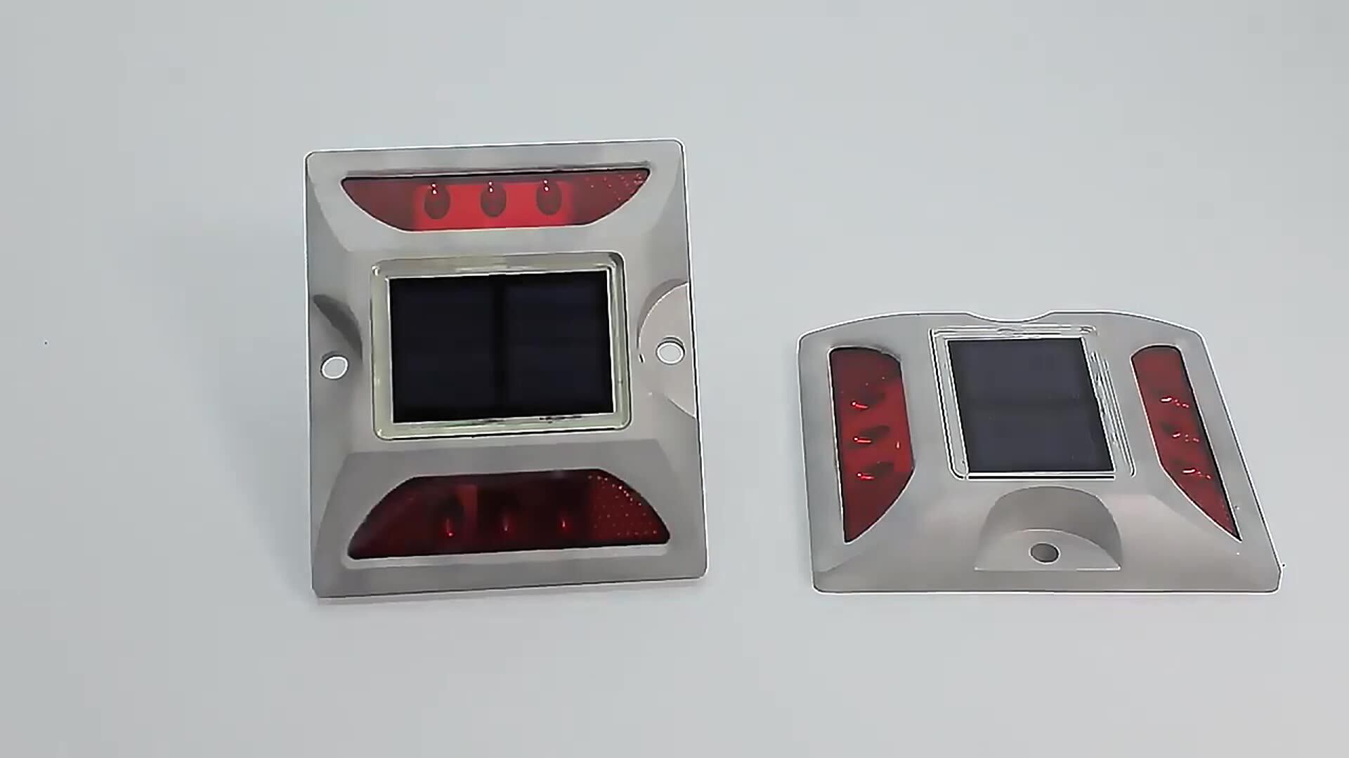 Spike Half Moon Reflective Aluminum Material Flashing Solar Road Stud ...