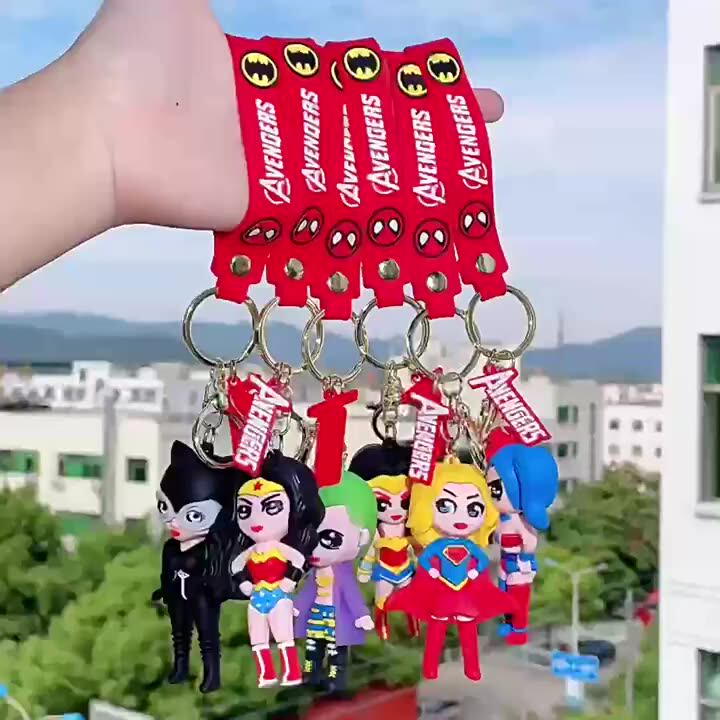 3d Cartoon Cool Dc Comics Character Harley Quinn Ugly Girl Design Key ...