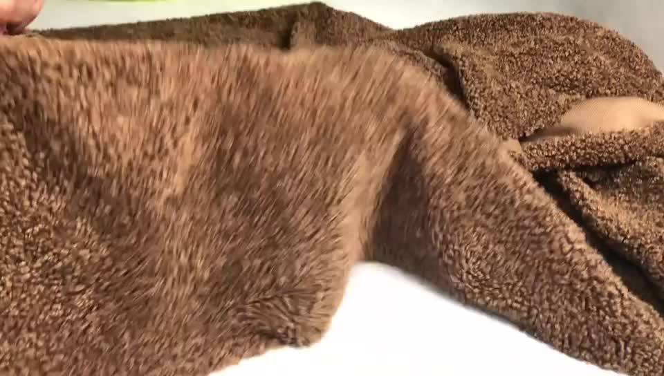 100% Polyester Teddy Bear Faux Fur Fabric For Garment/home Tetile - Buy ...