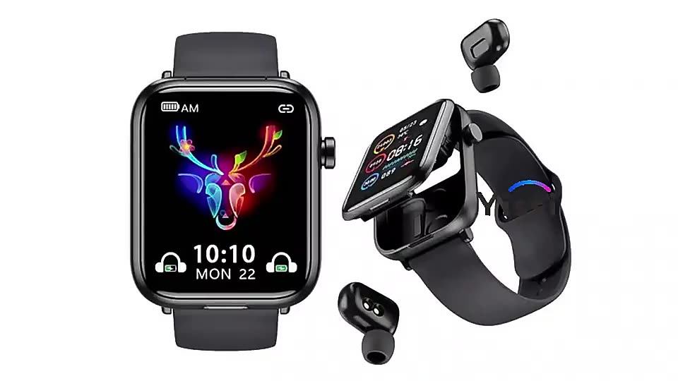 Reloj Audifonos Smartwatch Auricular Con Audifono F9 Mi 2 In 1 Tws ...