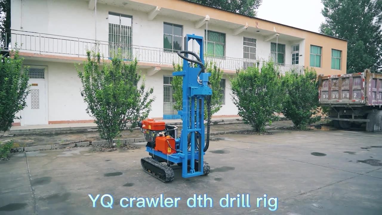 Cheap Portable Crawler Type Dth Mini Rock Drill Machine With Air ...