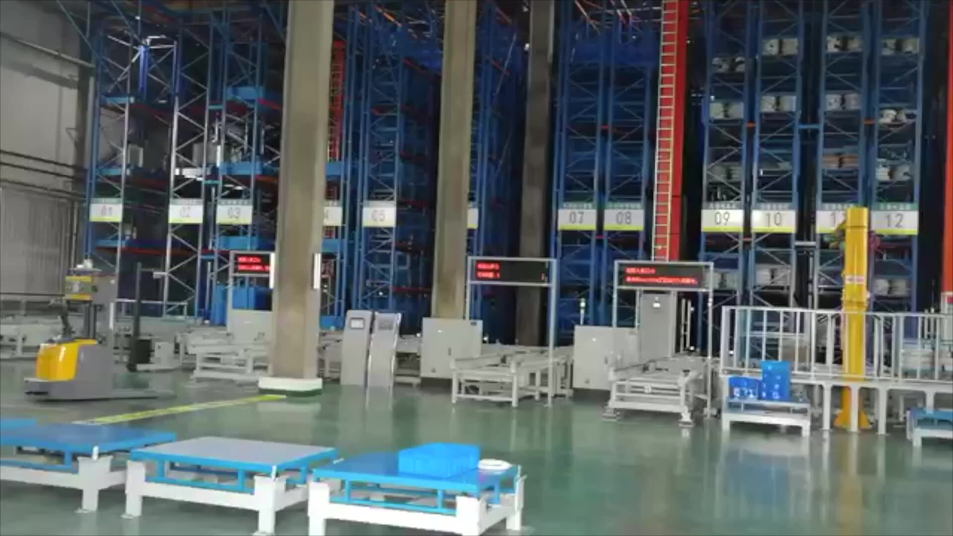 Asrs Warehouse Shelves Industrial Metal Shelving Units Automated ...