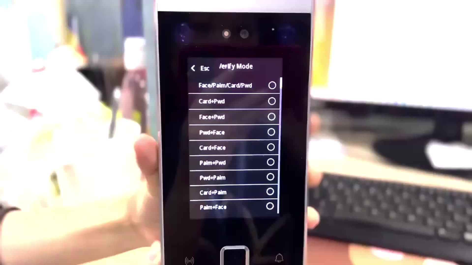Hfsecurity Fr05m Palm Detection Time Attendance Software Linux ...