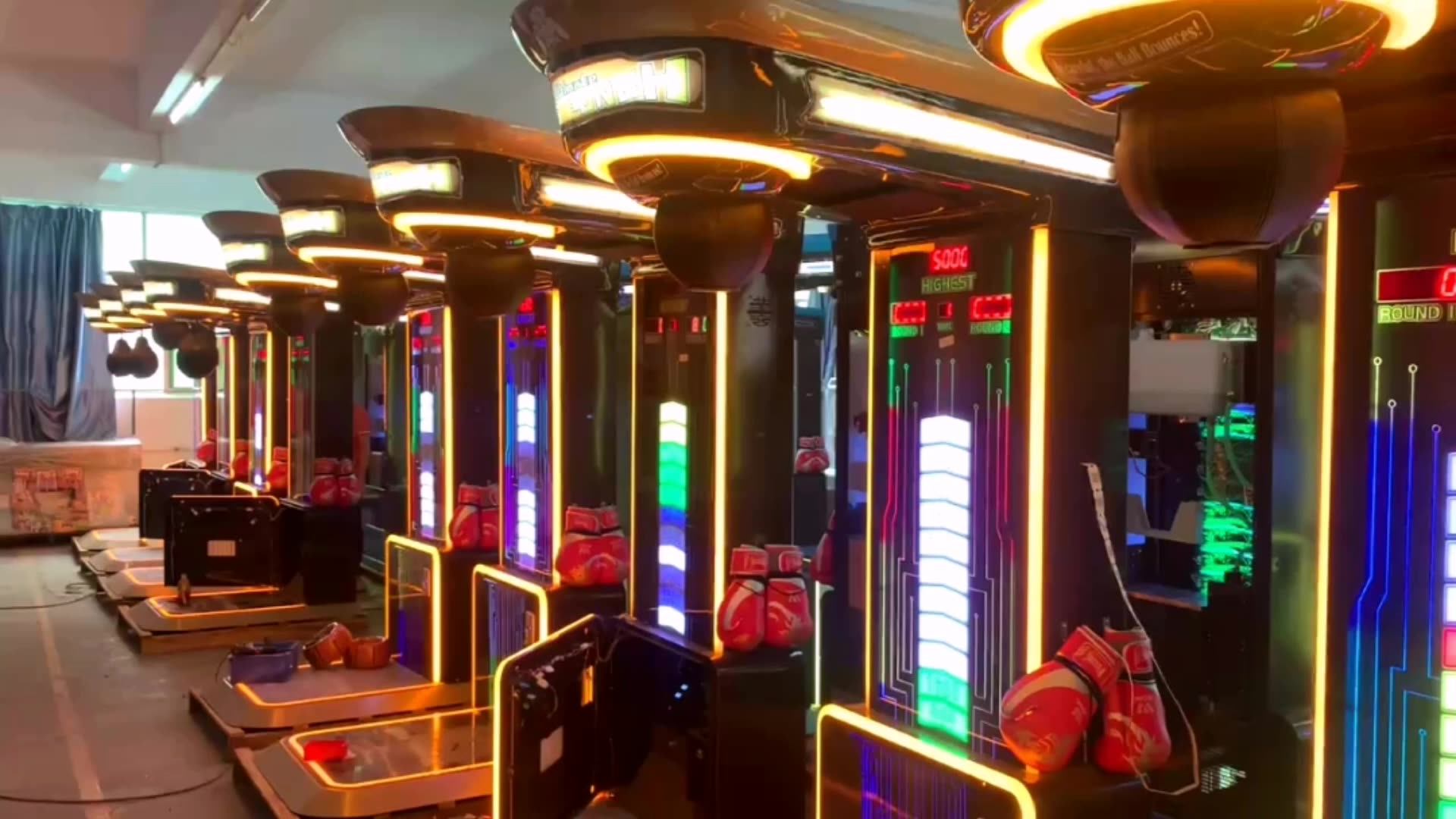 Neofuns Electronic Ultimate Big Punch Boxing Arcade Game Machine For ...