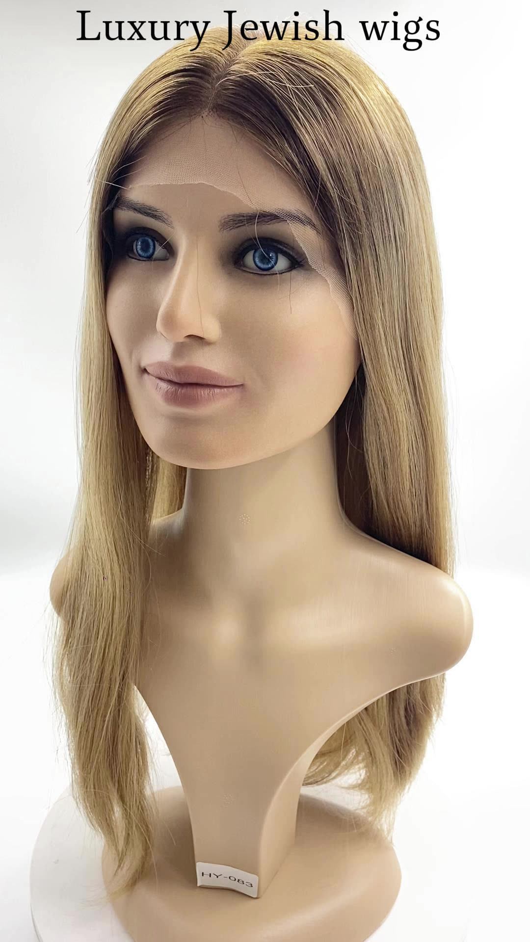 2024 Natural Russian Cuticle Aligned Lace Top Wig Ash Blonde Color ...