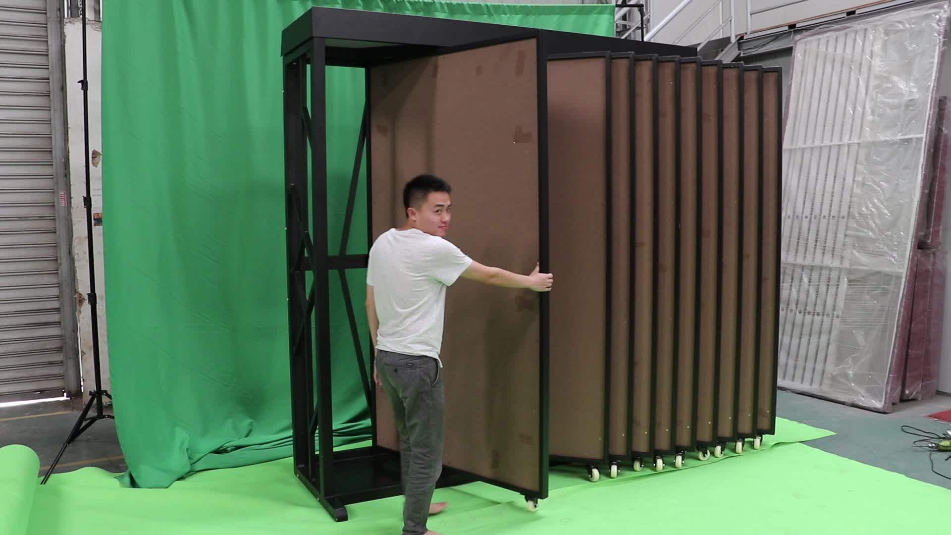 Customized Showroom Page Turning Wallpaper Metal Rack Mural Carpet ...