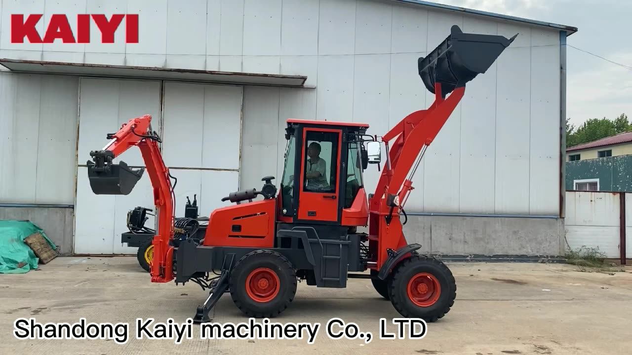 Mini Tractor Front End Compact Backhoe Loader With Excavator For Sale ...