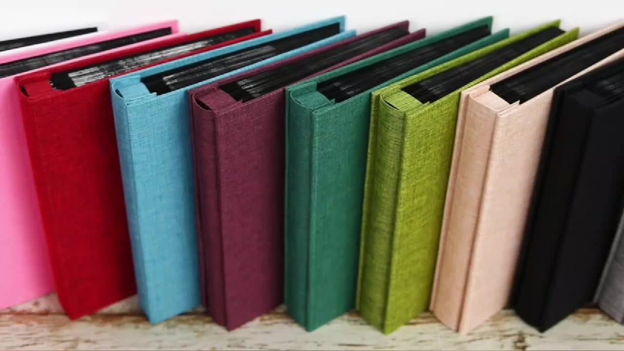 2023 Custom Photo Album 4x6 Photos Linen Hardcover Large Capacity ...