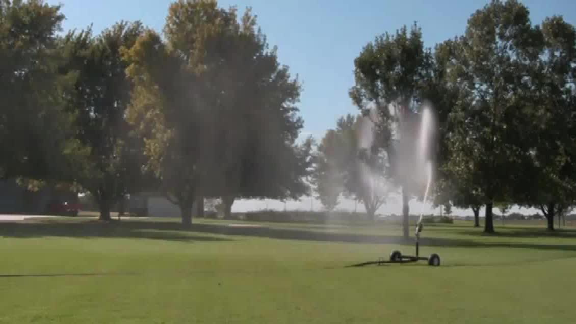 Wheeled Big Gun Sprinkler Cart For Farm Irrigation/lawn Irrigation ...